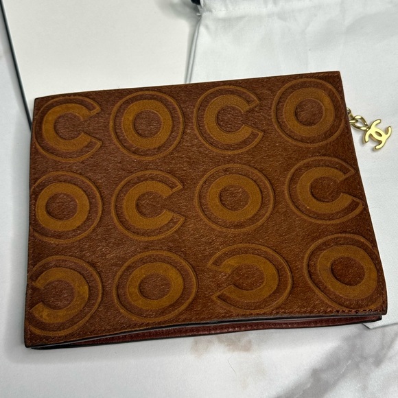 CHANEL | Bags | Rare Chanel Coco Embossed Pony Hair Pouch | Poshmark